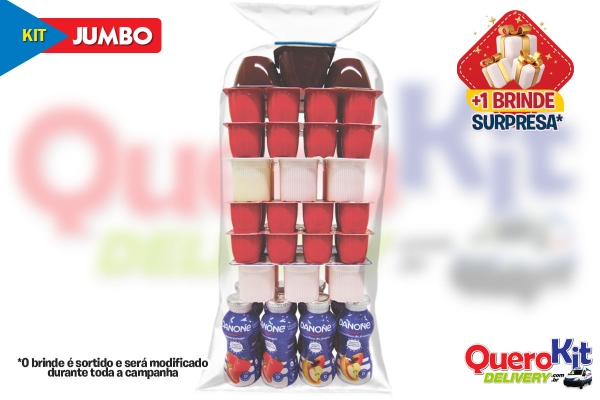 QueroKit Delivery :: *KIT JUMBO C/ 58 UNIDADES + 1 BRINDE SURPRESA ...