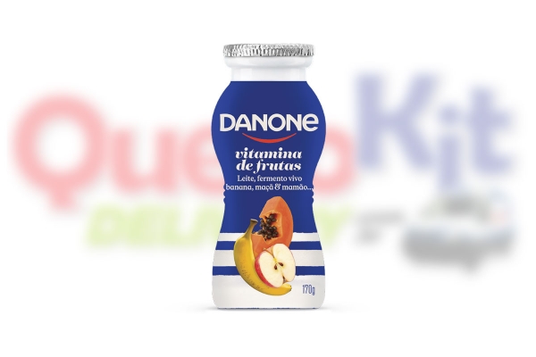 QueroKit Delivery :: DANONE LÍQUIDO 170G VITAMINA - CAIXA COM 20 UNIDADES